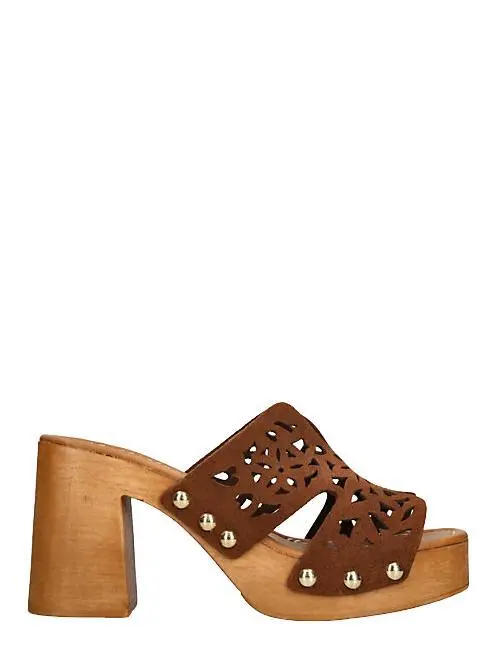 Steve Madden Sunkissed Suede Mules - Brown