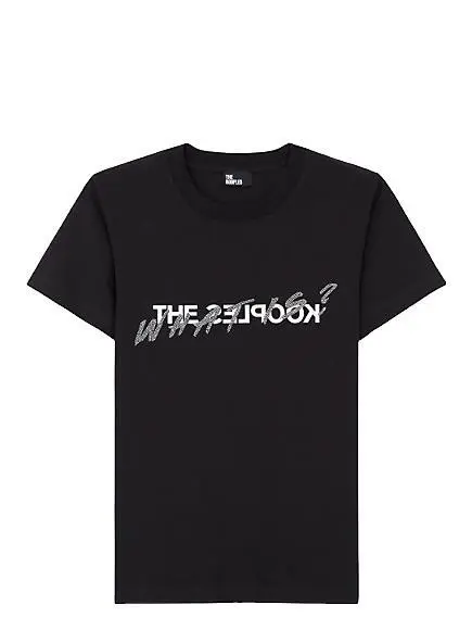 The Kooples Logo-print Cotton T-shirt - Bla01