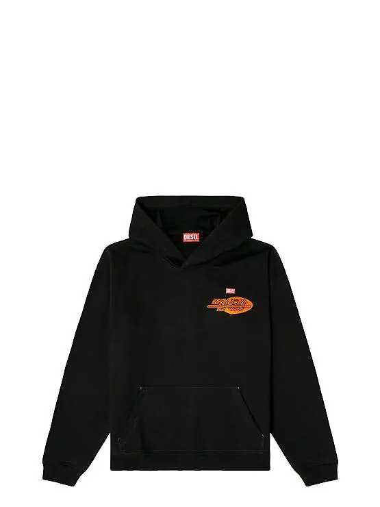 DIESEL® Logo-print Cotton-jersey Hoodie - 9xx