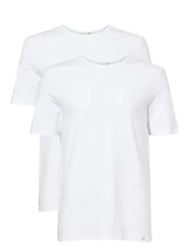 Hanro Cotton Essentials Slim-fit Stretch-cotton T-shirts Pack Of Two - White