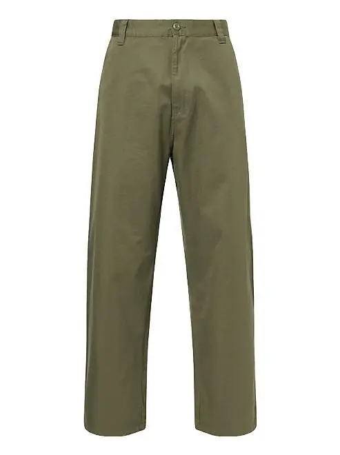 Carhartt Work In Progress Brady Straight-leg Cotton Trousers - Leaf