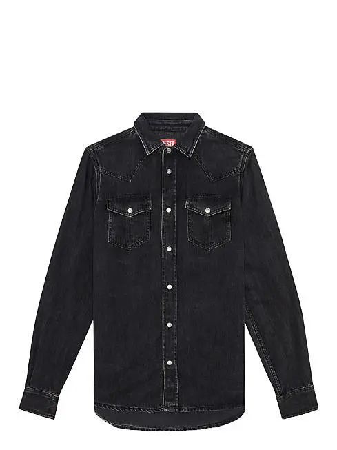 DIESEL® Vega Patch-pocket Regular-fit Denim Overshirt - 2