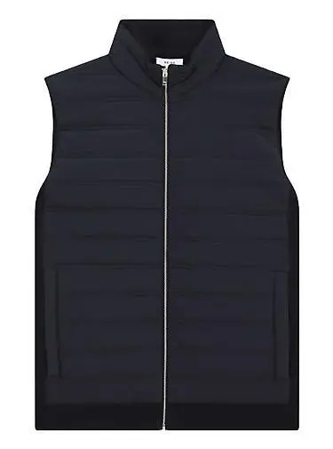 REISS Padded Gilet - Navy