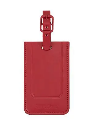 SAMSONITE Faux-leather Luggage Tags - Red