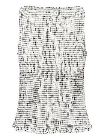 AMY LYNN Sonya Shirred Cotton-poplin Top - Mono