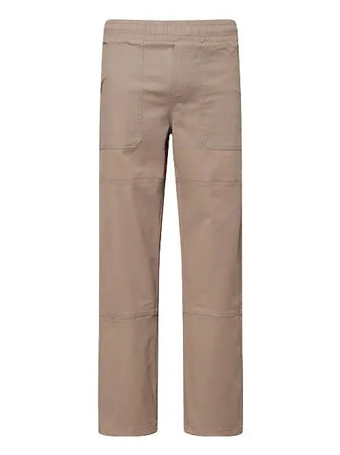 ARNE Straight-leg Worker Cotton-blend Trousers - Olive