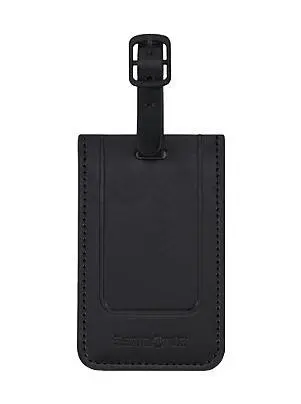 SAMSONITE Faux-leather Luggage Tags Pack Of Two - Black