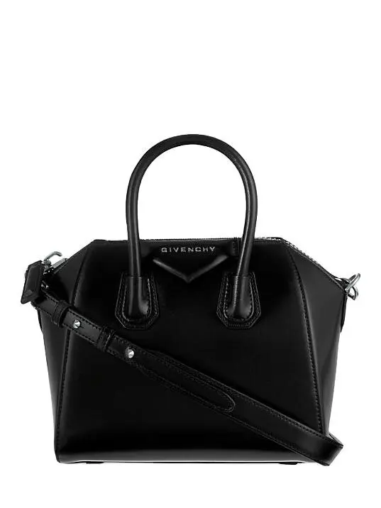 Givenchy Antigona Mini Leather Tote Bag - Black