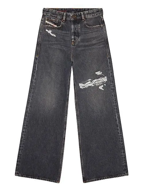 DIESEL® 1996 D-sire Distressed Wide-leg Low-rise Jeans - 2