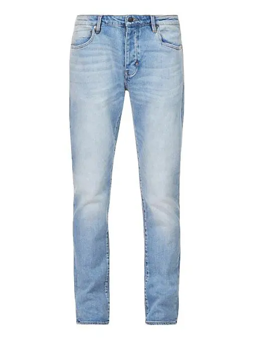 Neuw Lou Tapered Mid-rise Stretch-cotton Denim Jeans - Fazer