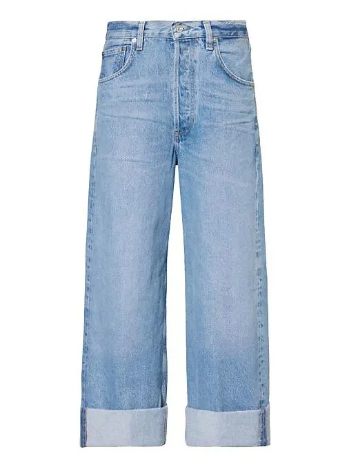 Citizens Of Humanity Ayla Baggy Wide-leg High-rise Jeans - Gemini