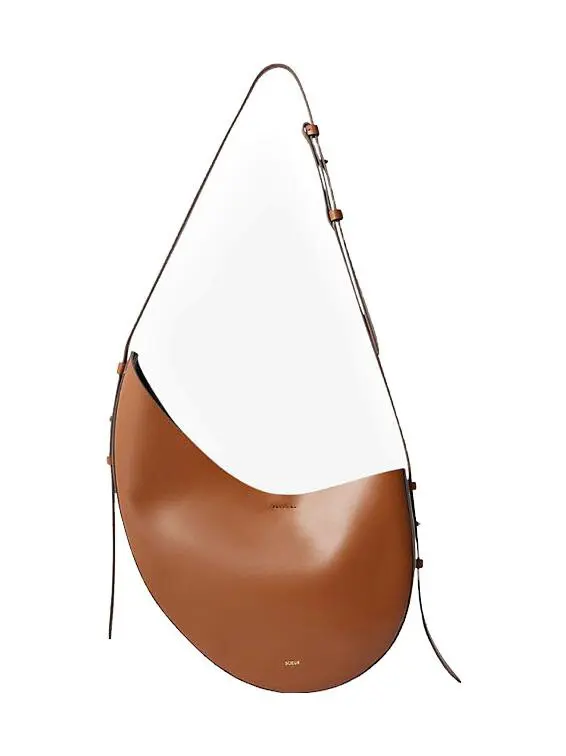 Soeur Winona Leather Shoulder Bag - Brown