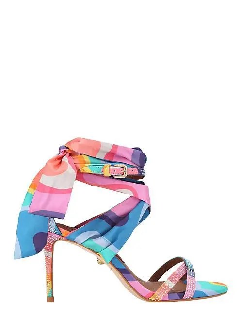 Kurt Geiger Woven Heeled Sandals - Mult/other