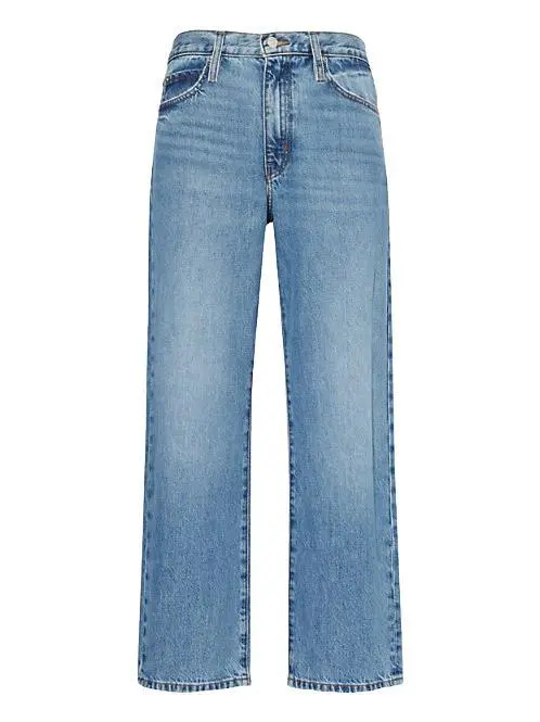 FRAME The Hang Five-pockets Straight-leg Mid-rise Denim Jeans - Seattle