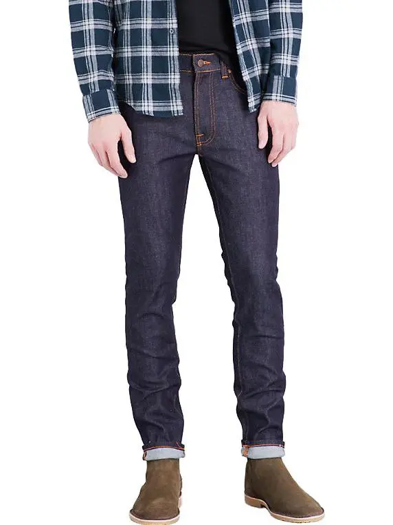 Nudie Jeans Lean Dean Slim-fit Skinny Jeans - Dry 16 Dips