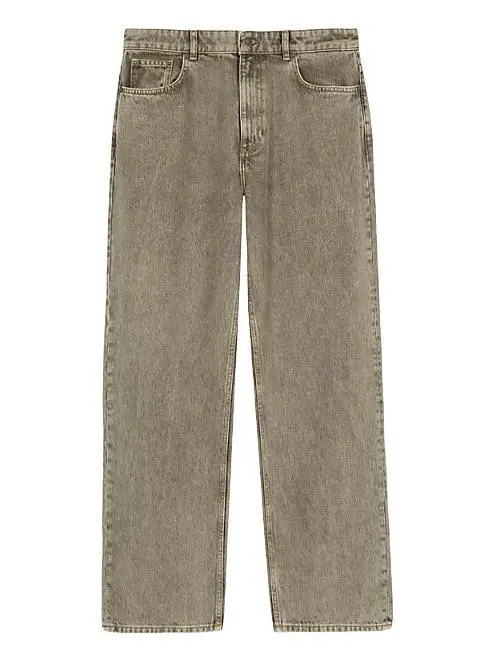The Kooples Straight-leg Regular-fit Denim Jeans - Olive