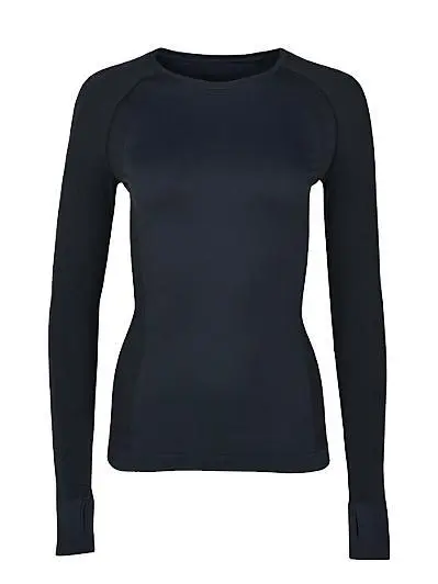 Sweaty Betty Athlete Seamless Stretch-jersey Top - Black