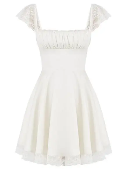 House Of Cb Kaia A-line Mini Dress - Ivory