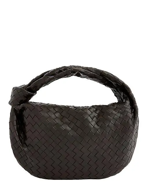 Bottega Veneta Jodie Leather Top-handle Bag - Fondant
