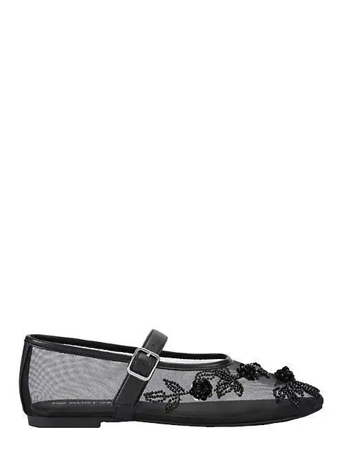 Kurt Geiger Nacy Embellished Mesh Pumps - Black