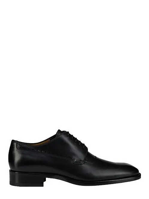 CHRISTIAN LOUBOUTIN Sartoby Leather Derby Shoes - Black