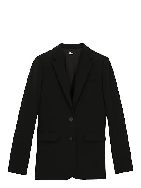 The Kooples Straight-fit Stretch-crepe Blazer - Bla01