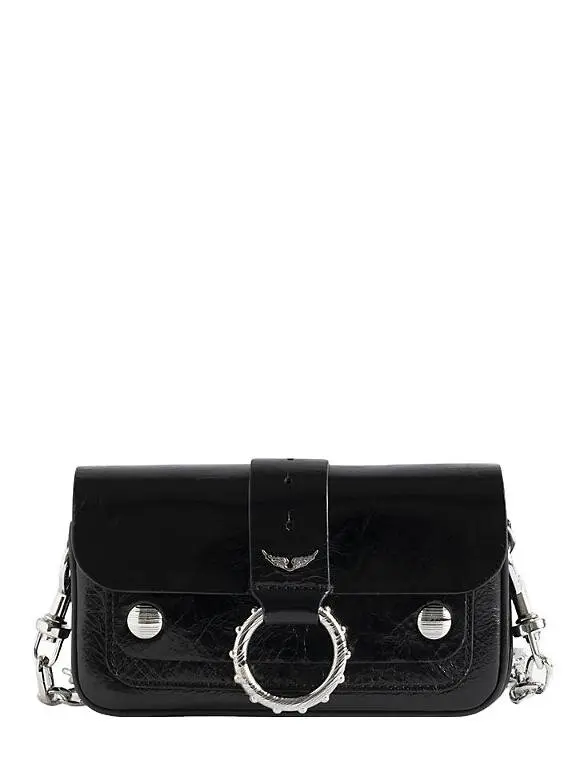 Zadig&Voltaire Patent-leather Wallet Bag - Black