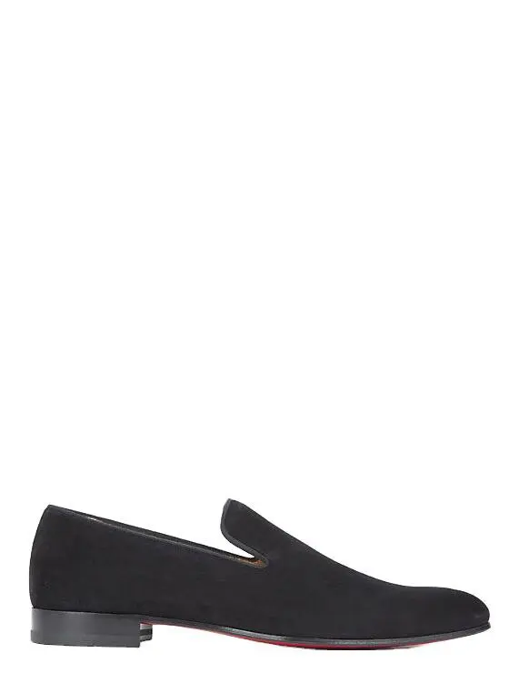 CHRISTIAN LOUBOUTIN Suede Loafers - Black