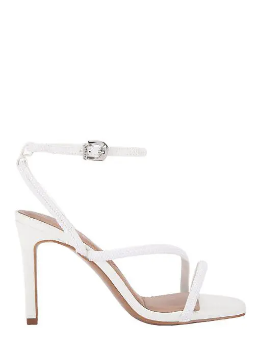 Carvela Paparazzi Jewel-embellished Heeled Sandals - White