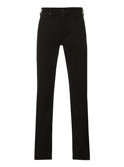 Paige Transcend Normandie Straight Leg Jeans - Black Shadow