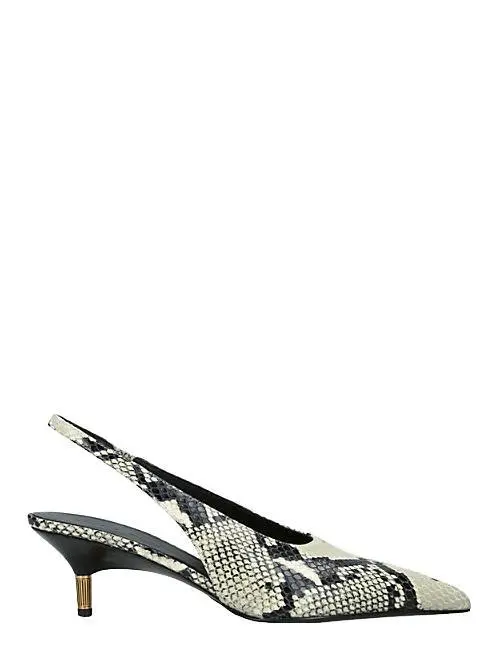 Khaite Bella 55 Leather Slingbacks - Other