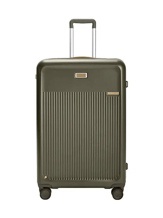 Briggs & Riley Sympatico Large Four-wheel Expandable Shell Suitcase - Olive