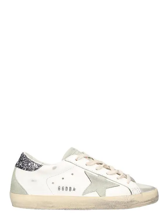 GOLDEN GOOSE Super-star Leather Low-top Trainers - White/comb