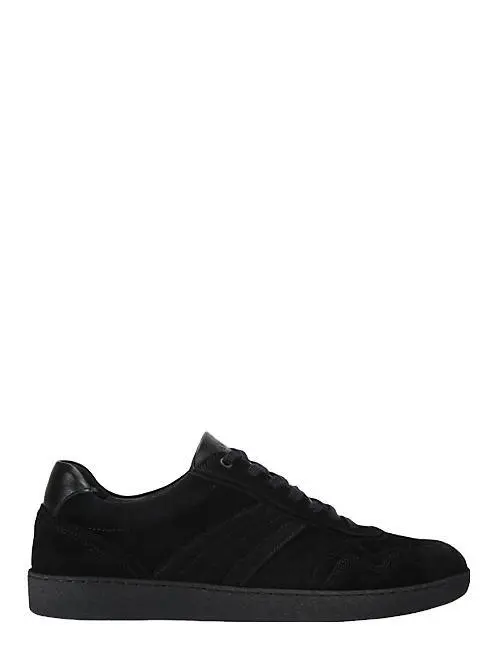 Kurt Geiger Lloyd Drench Suede Trainers - Black