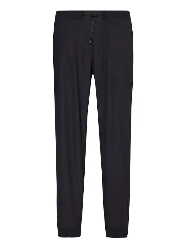 Lululemon Abc Stretch-woven Jogging Bottoms - Black