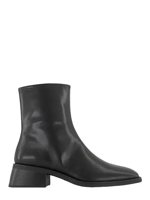 VAGABOND SHOEMAKERS Blanca Flared-heel Leather Ankle Boots - Black