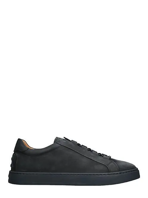 TOD'S Allacciata Cassetta Suede Low-top Trainers - Blue/dark