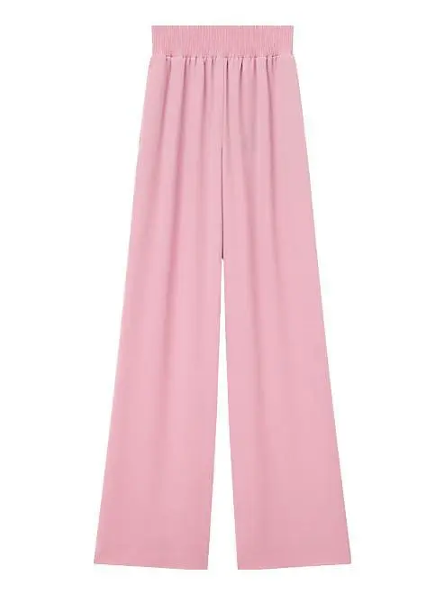 JOSEPH Nour Wide-leg Trousers - Blush