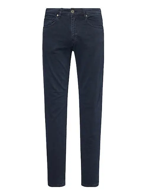VINGT QUATRE Tapered-leg Denim Jeans - Navy