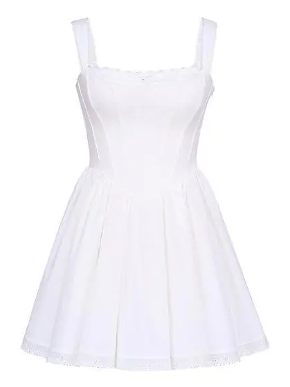 House Of Cb Ami Corset-bodice Mini Dress - White