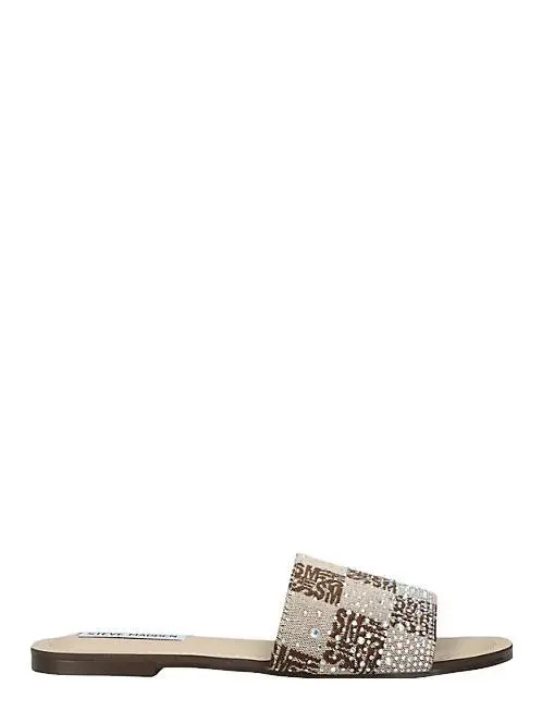 Steve Madden Zadar Fabric Sandals - Brown