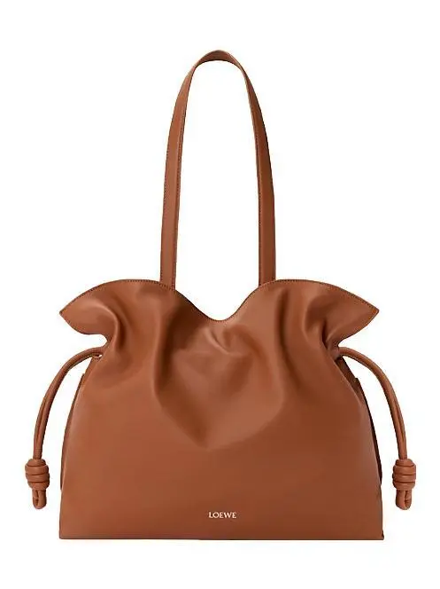 Loewe Flamenco Large Clutch Bag - Squirrel