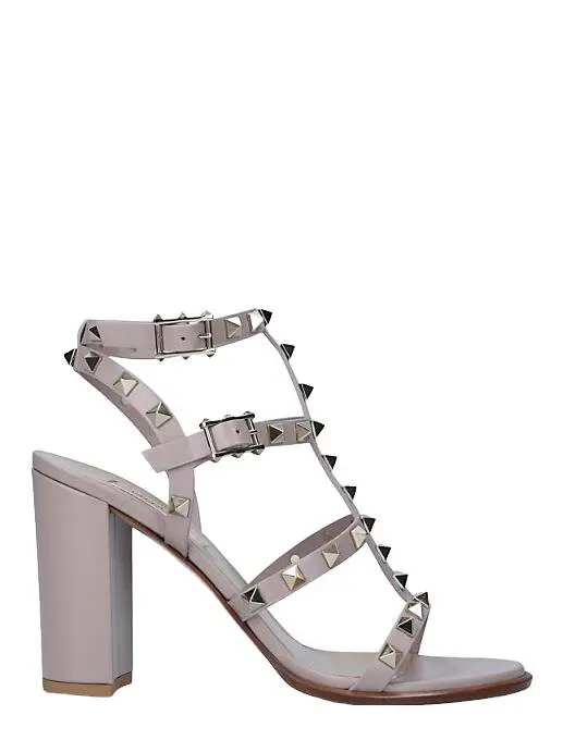 Valentino Garavani Rockstud Open-toe Heeled Sandals - Blush