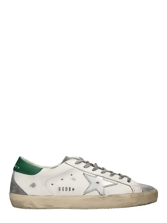 GOLDEN GOOSE Super-star Leather Low-top Trainers - White/comb