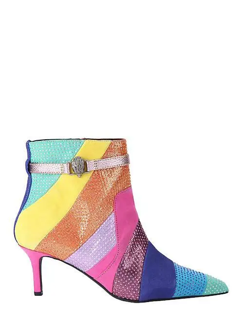 Kurt Geiger Kensington Faux-leather Heeled Ankle Boots - Mult/other
