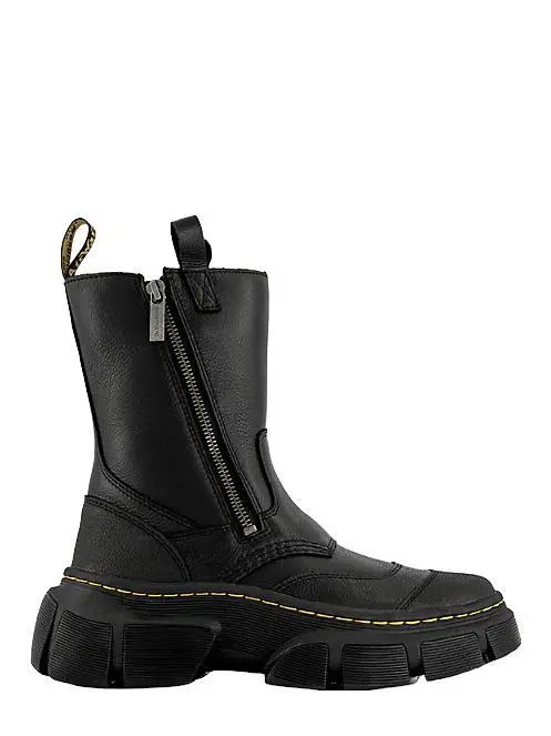 Dr. Martens X L Rigger Leather Ankle Boots - Black