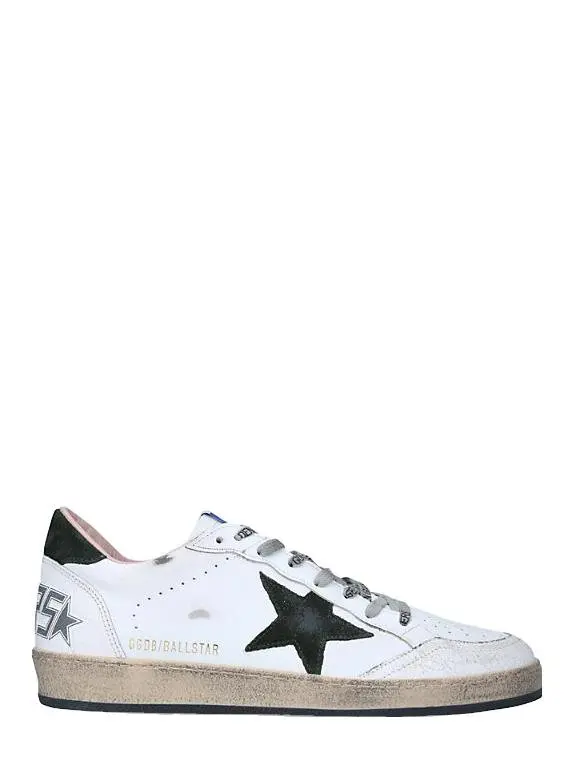 GOLDEN GOOSE Ball Star Leather Low-top Trainers - White/oth
