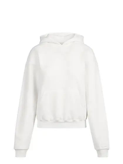 SKIMS Classic Cotton-fleece Hoodie - Marble