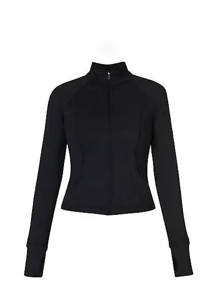 Sweaty Betty All Day Zip-up Stretch-woven Jacket - Black