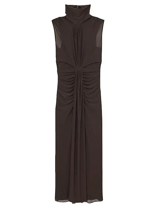 REISS Daniella Sleeveless Maxi Dress - Grape